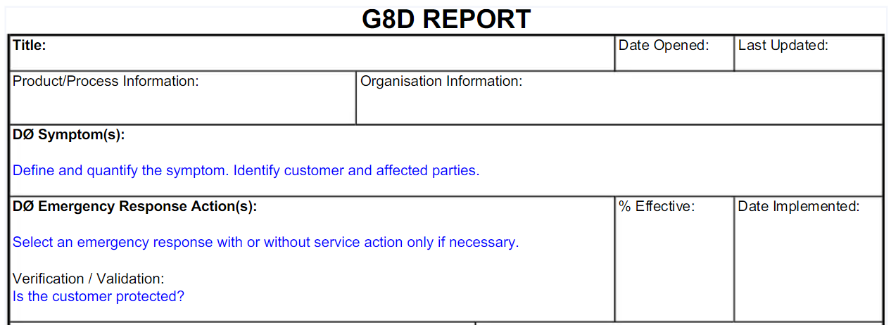 8D 与函数求解 – Supplier Lifecycle Management供应商全周期管理